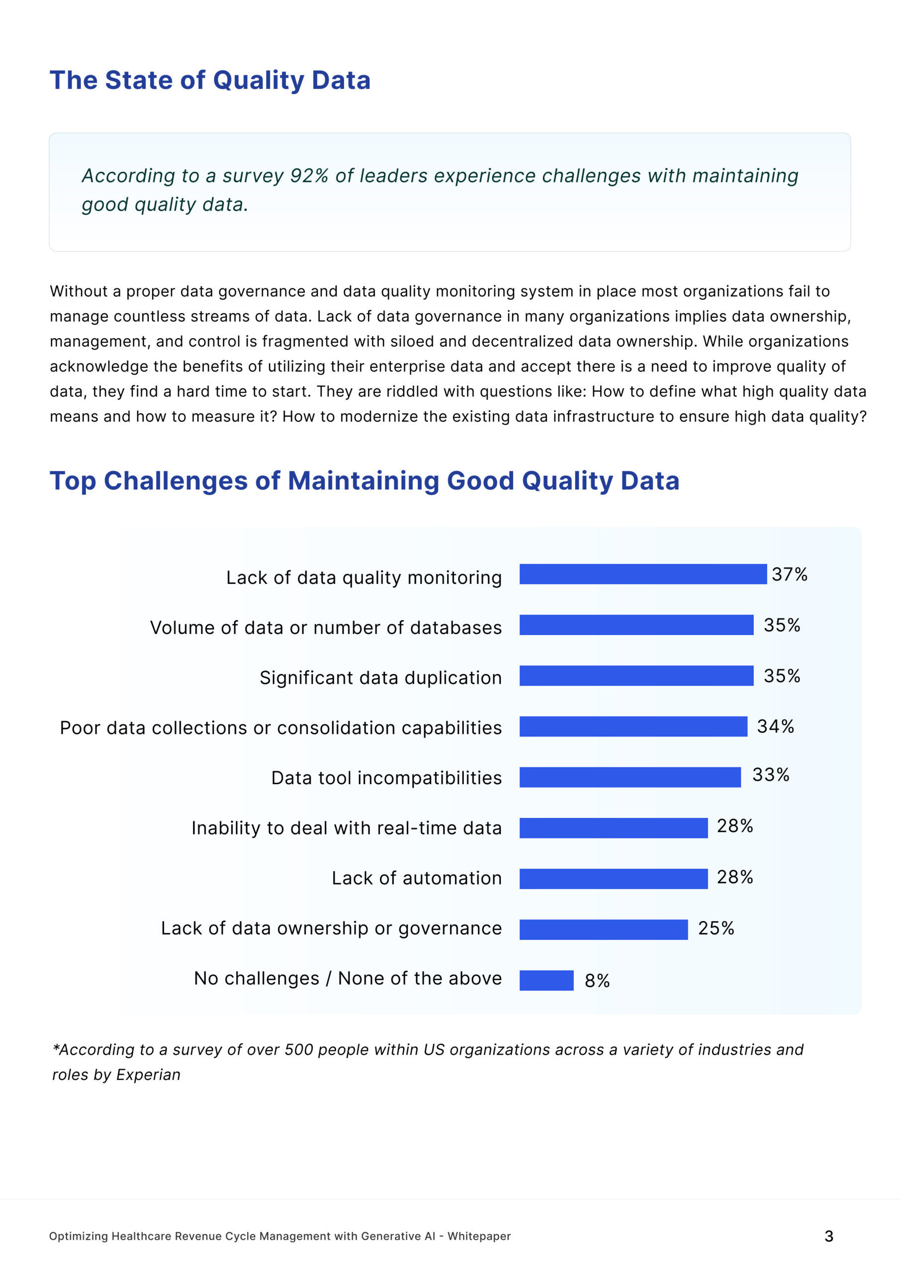 Good Data Quality Approach for Enterprise Data - Whitepaper